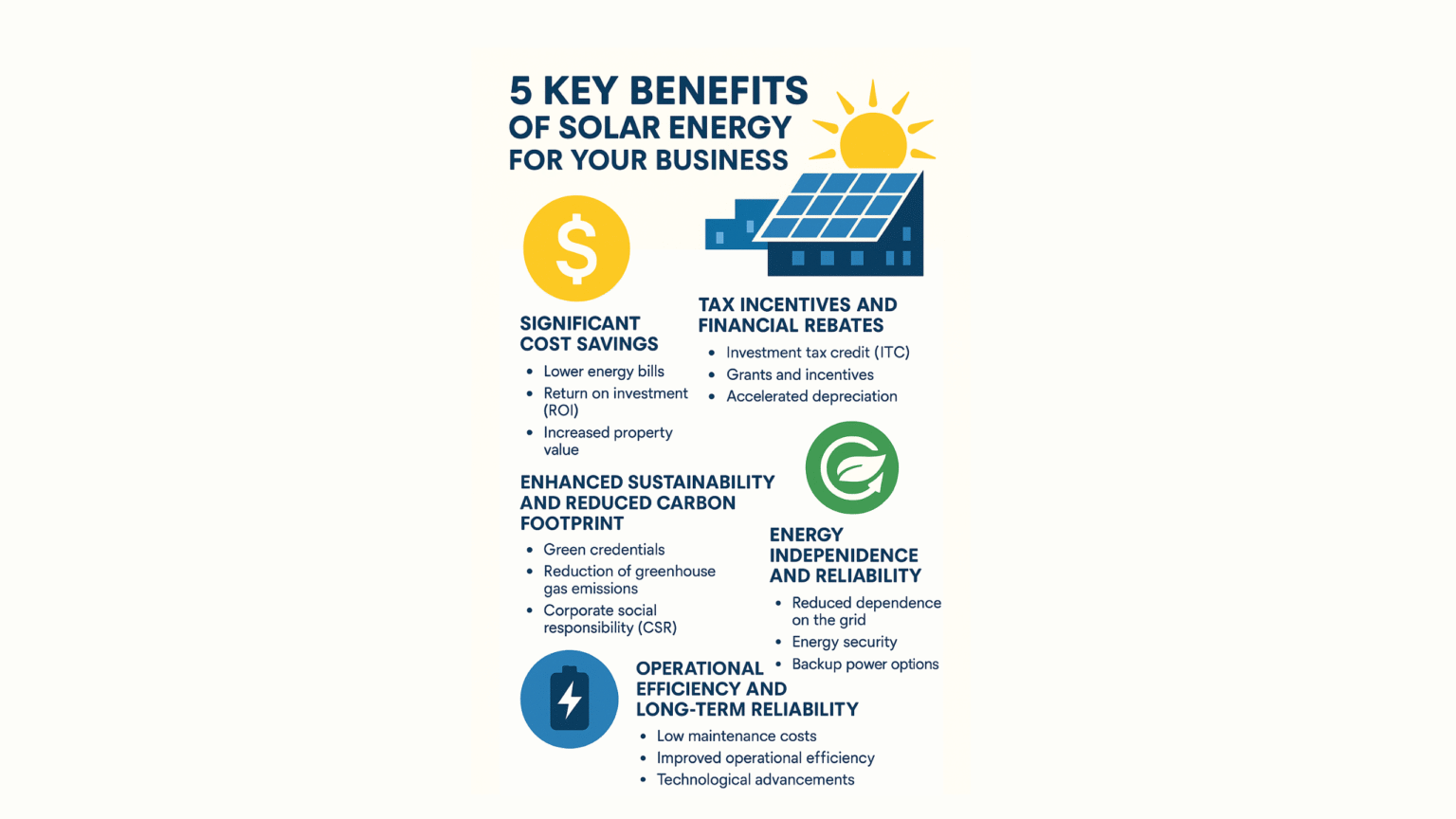 5 Key Benefits of Solar Energy for Your Business | Brightergy